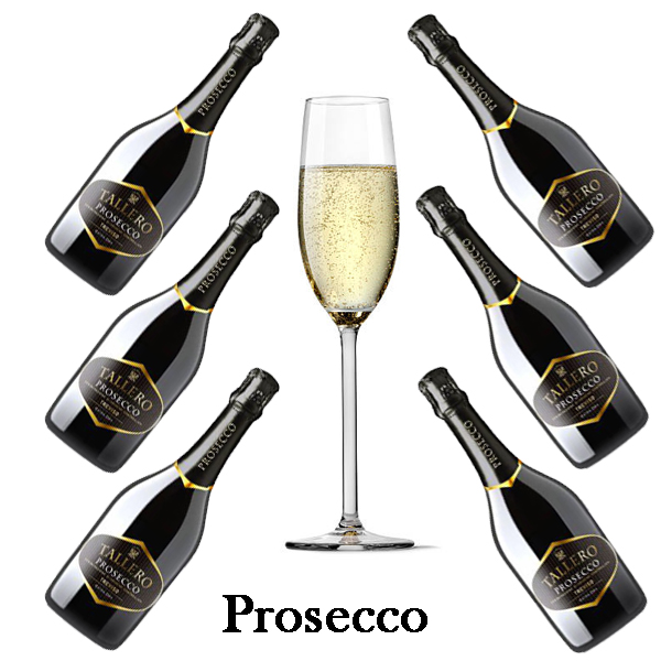 Pack Tallero Prosecco (x6) - Treviso extra dry | Alix Wine Selection